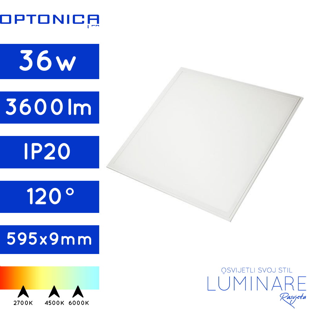 LED PANEL 36W 60x60 - LUMINARE Rasvjeta